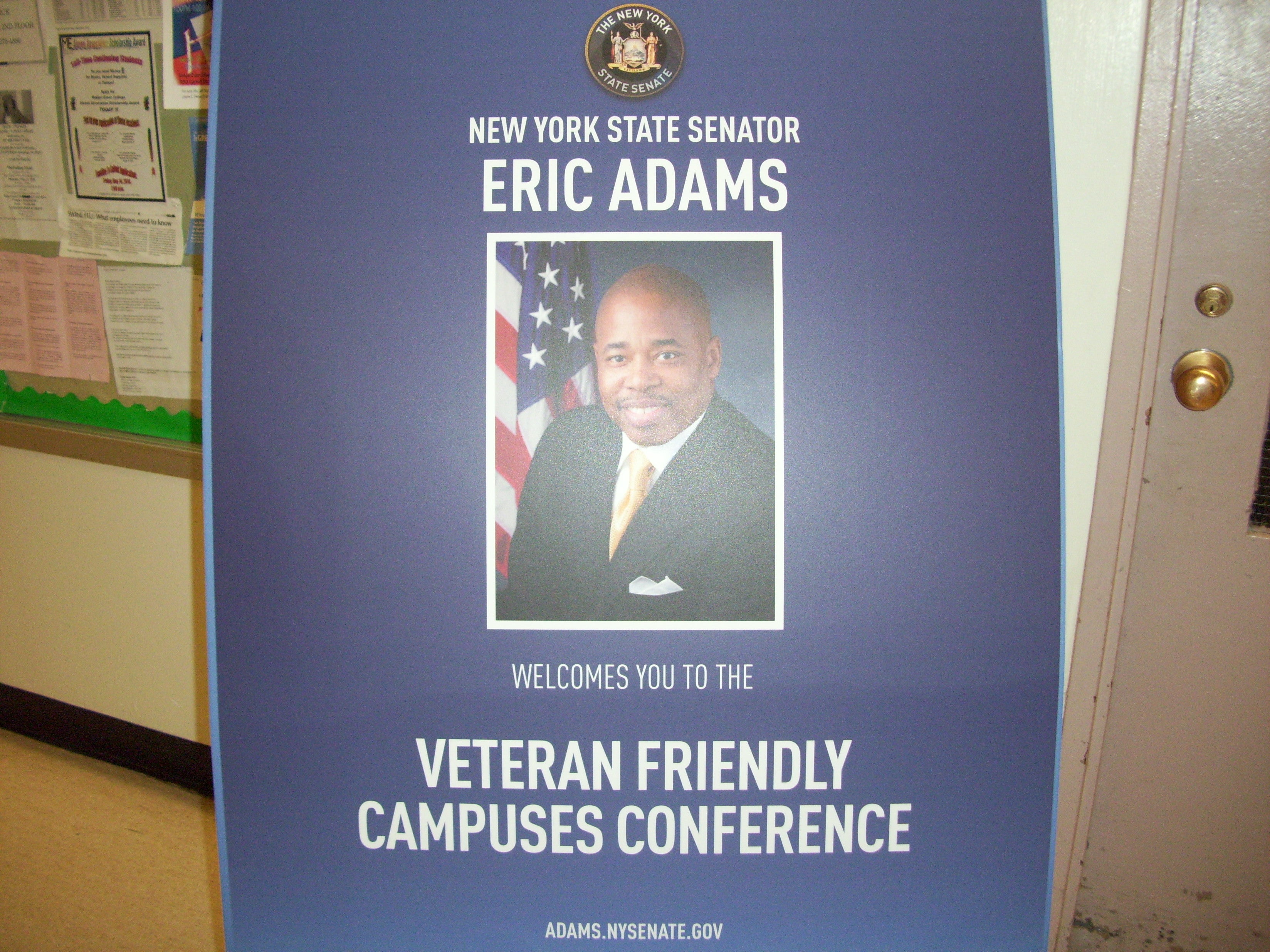Senator Adams hosts an event to promote Veteran Friendly Campuses throughout New York State ...